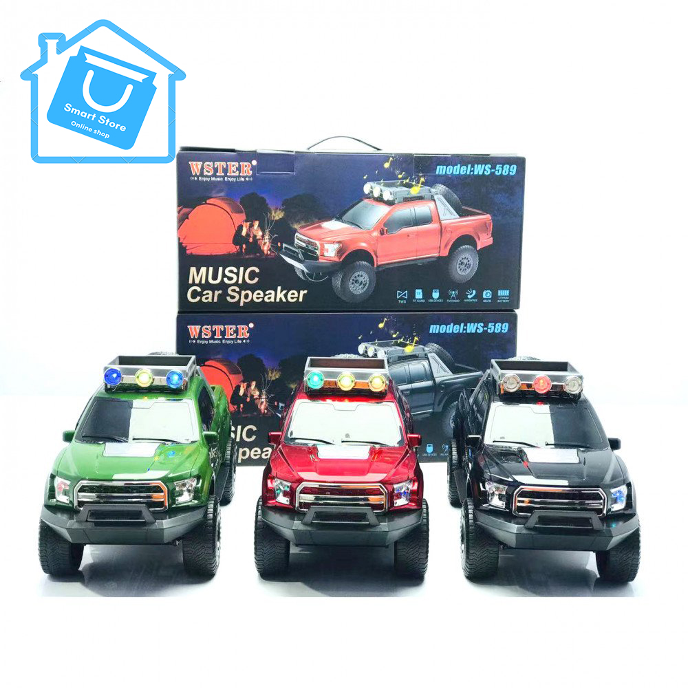 WS589 – MONSTER TRUCK DESIGN PORTABLE WIRELESS BLUETOOTH SPEAKER WITH ...