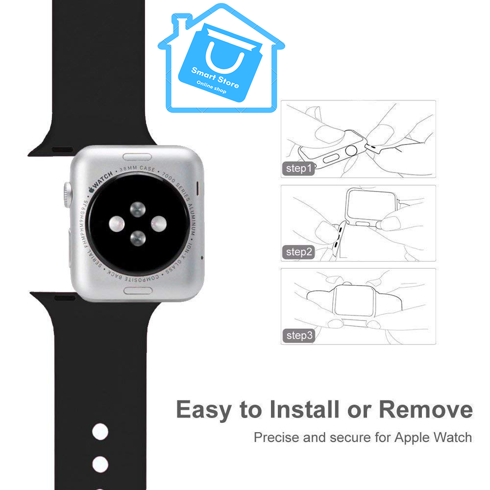 A-WATCH-4-SILICONE BAND-38MM – Club Smart Store